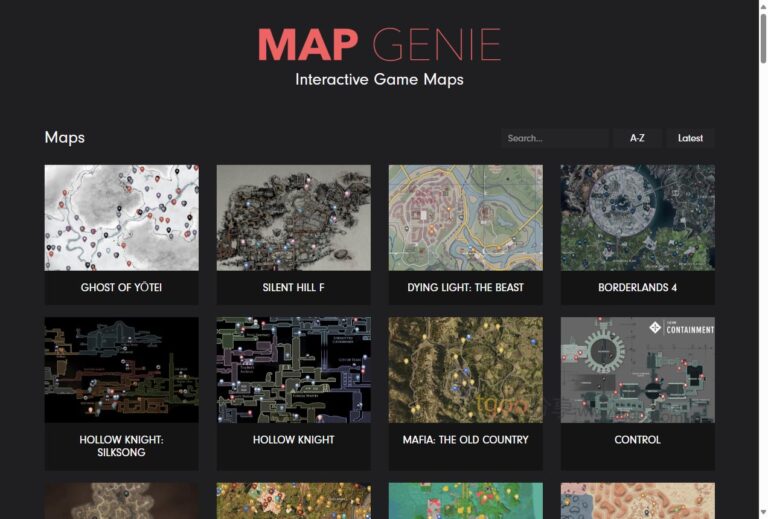Map Genie-游戏交互式地图导航与资源定位-tgoo分享